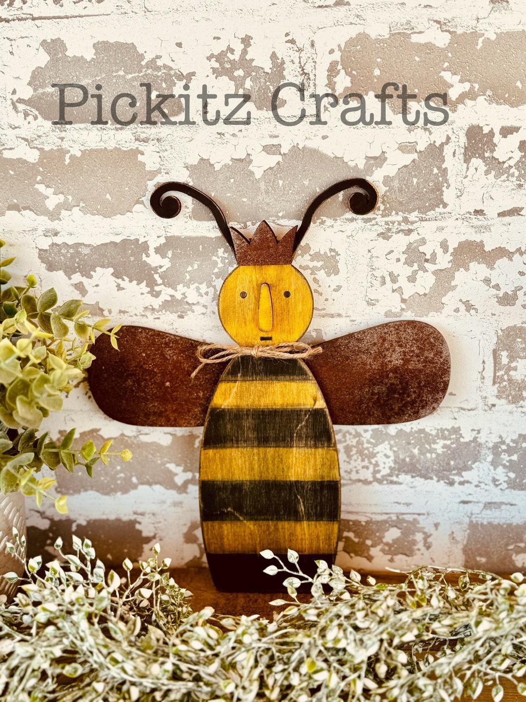 Primitive Bee With Crown SVG Digital Download for Glowforge or Laser ...