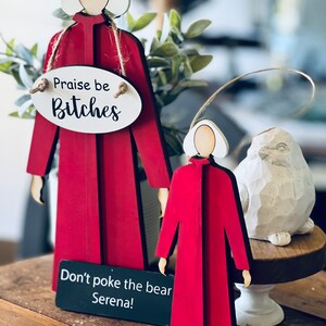 Handmaid Ornament SVG: the Handmaid's Tale Shelf Sitter (digital ...