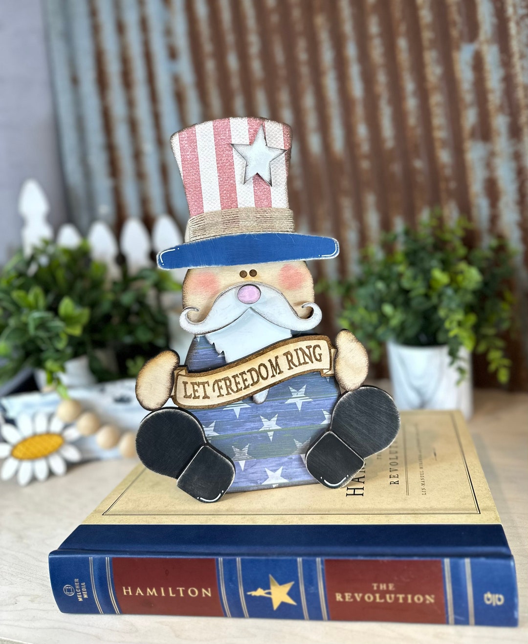 Uncle Sam Patriotic Shelf Sitter, July 4th SVG Digital Download for ...