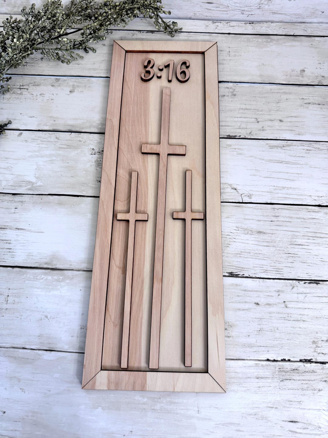 Three Crosses Frame, Farmhouse SVG Digital Download for Glowforge or ...