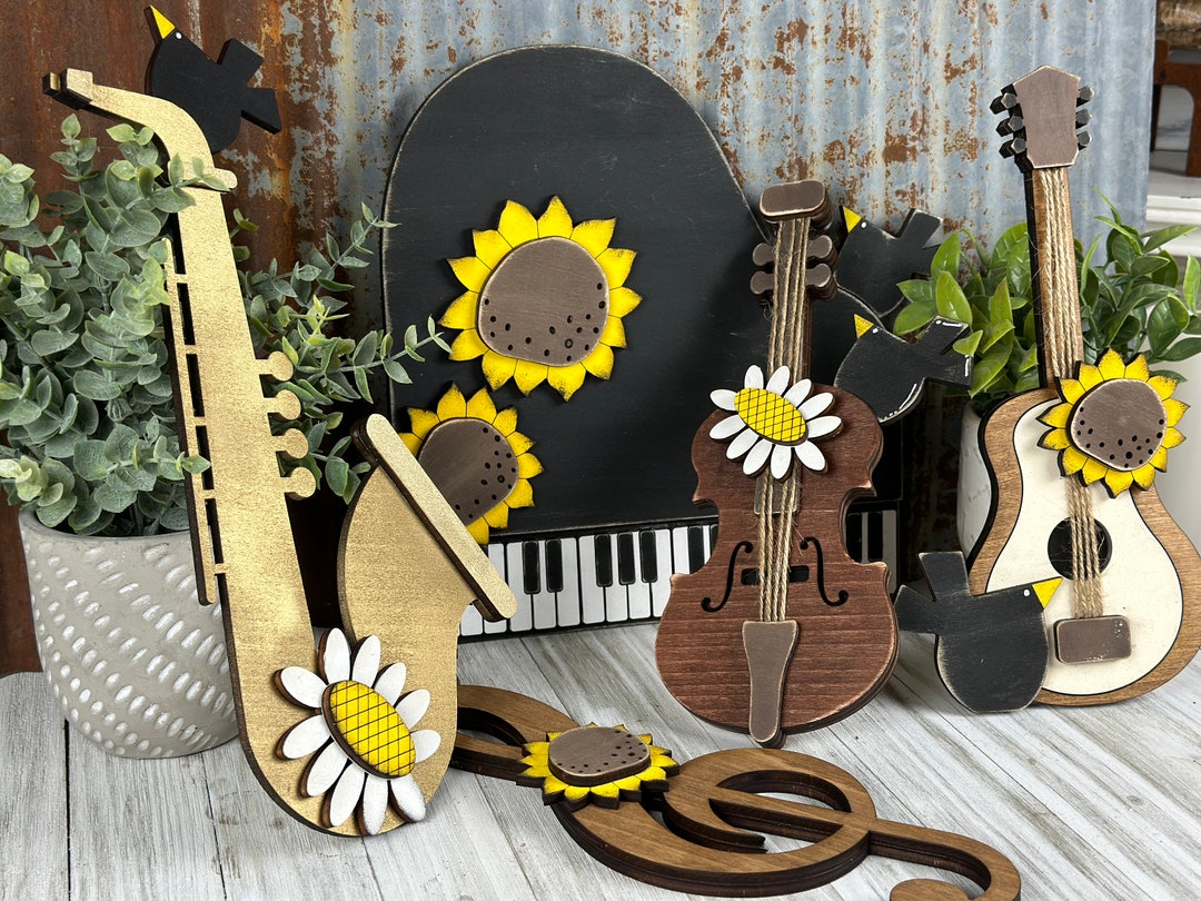 Musical Instruments BUNDLE 5 Designs SVG Digital Download for - Etsy