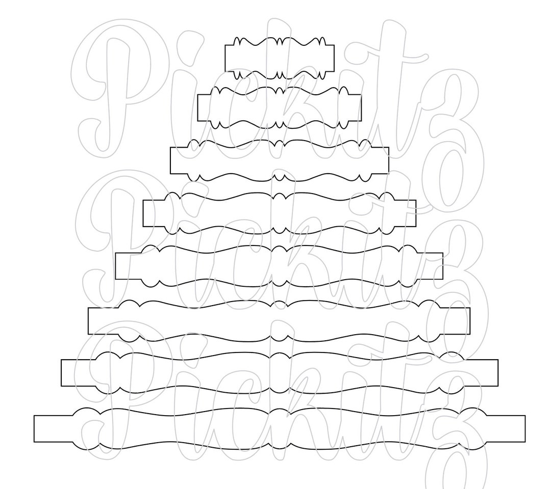 Spindles SVG Digital Download for Glowforge or Laser Not a Physical ...
