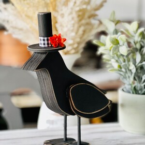Crow/raven With Top Hat SVG Digital Download for Glowforge or Laser Not ...