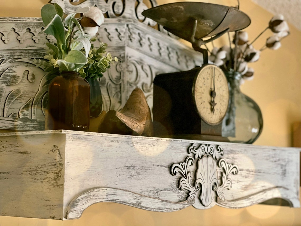 Long Ornate Shelf Farmhouse SVG Digital Download for - Etsy