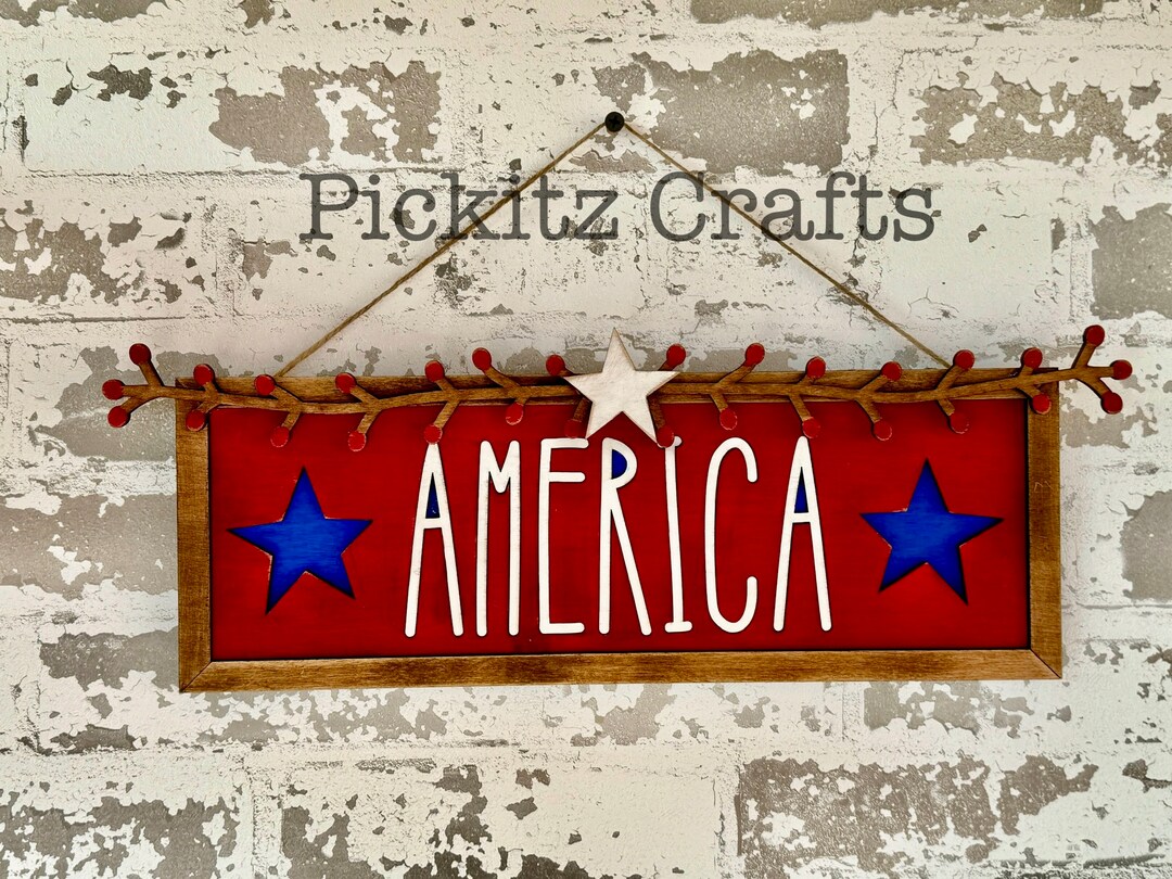 Americana Sign/frame, Primitive Farmhouse SVG Digital Download for ...