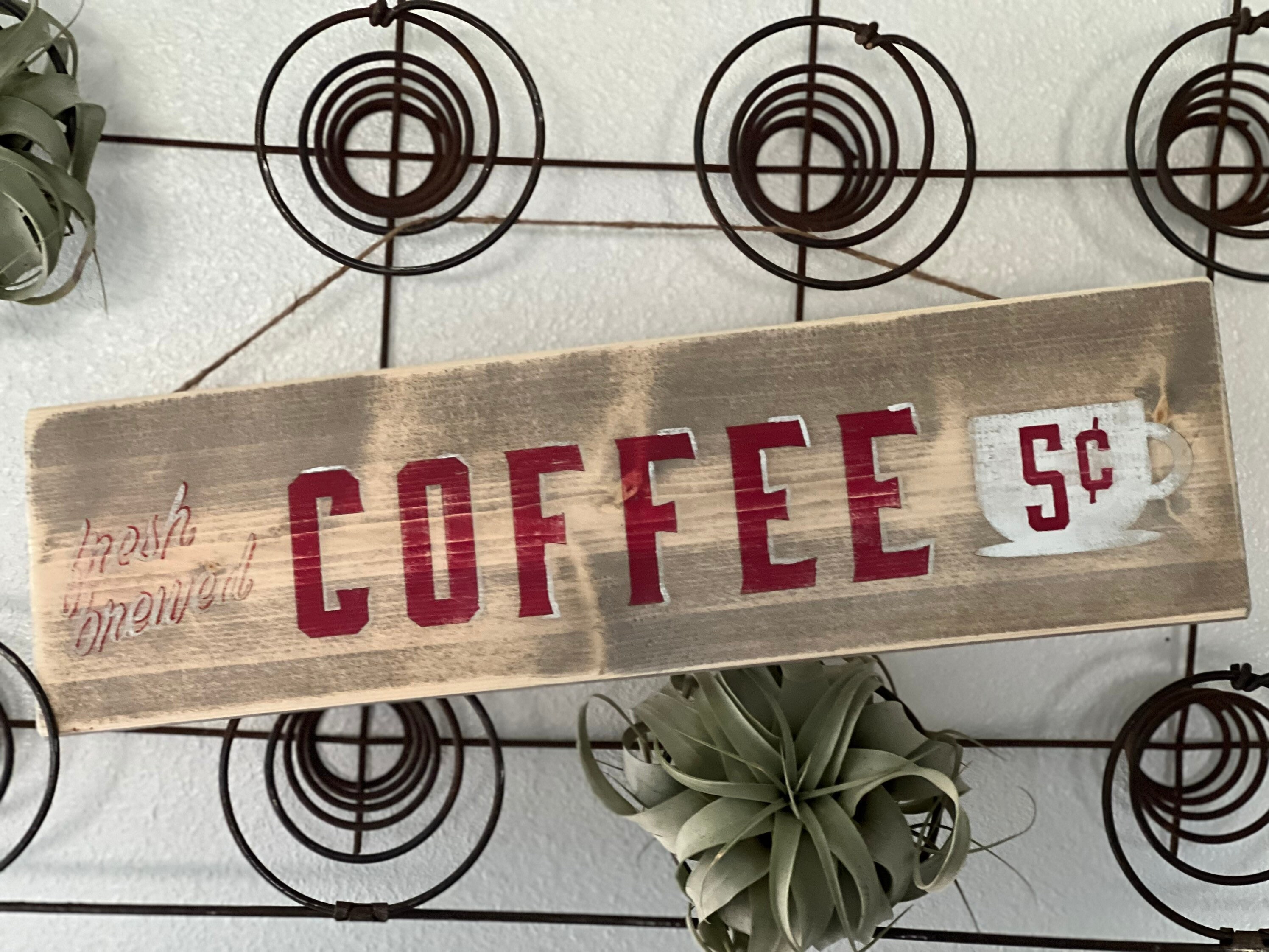 Fresh Coffee 5 Cents Sign Farmhouse SVG Digital Download for - Etsy