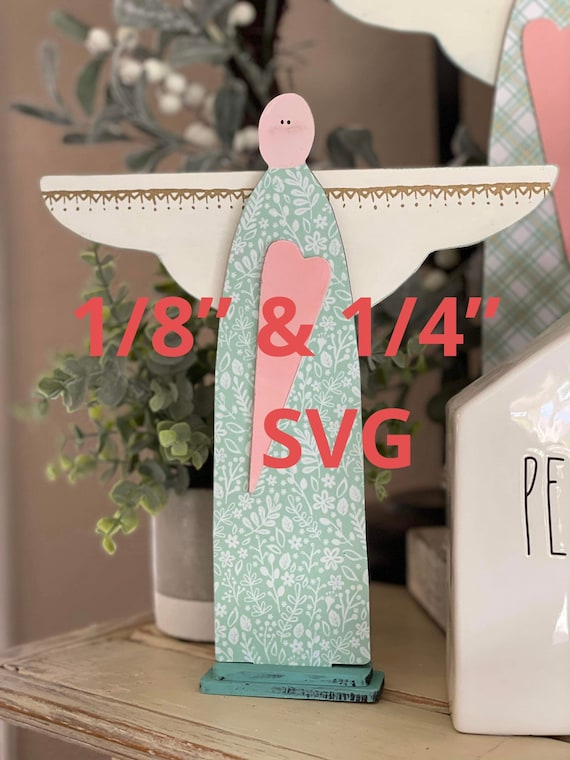 Standing Tall Angels Set of 3 SVG Digital Download for - Etsy