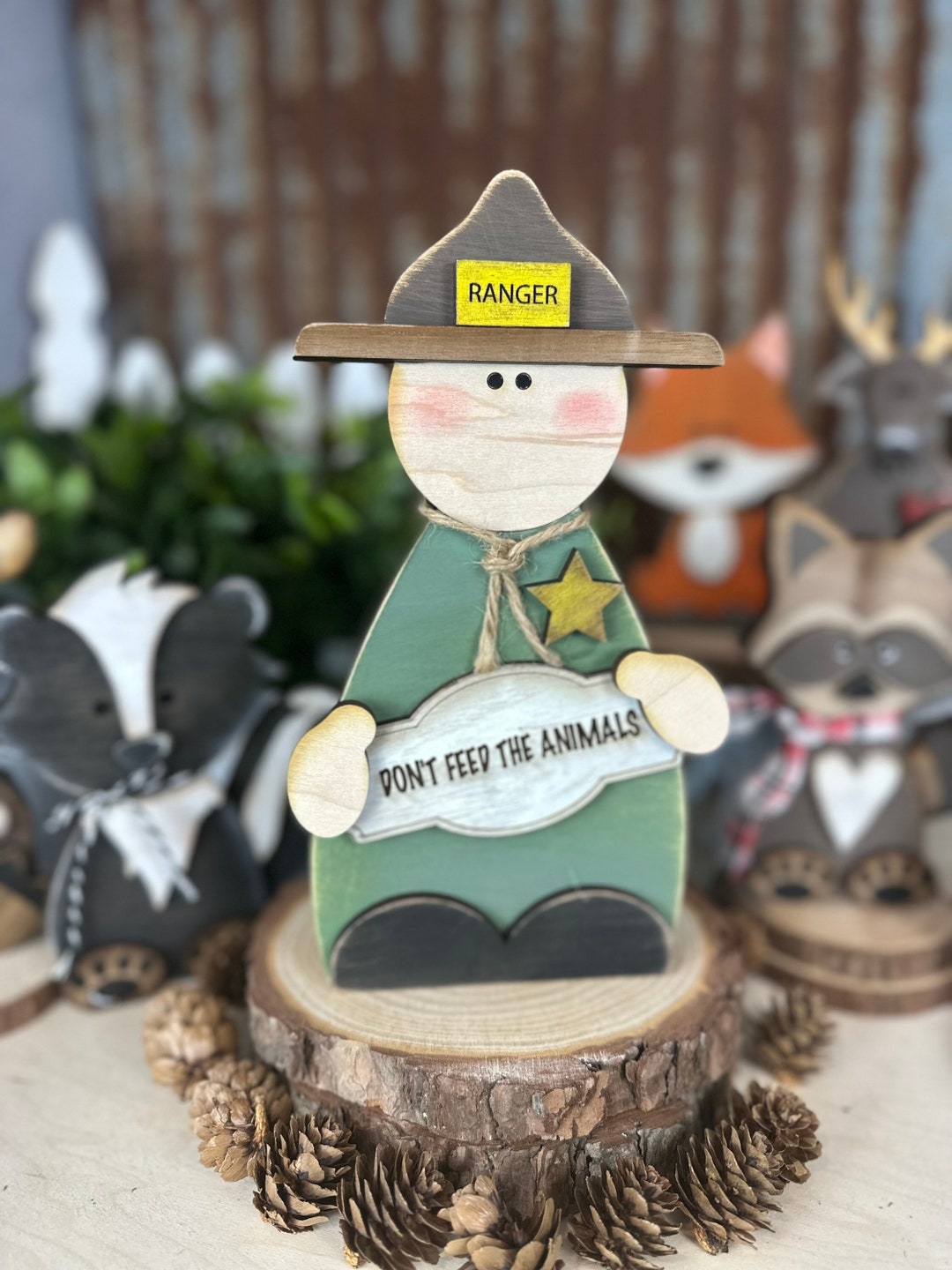 Park Ranger Shelf Sitter, Forest Ranger SVG Digital Download for ...