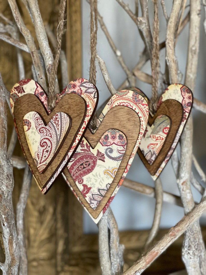Valentine Heart Ornament SVG Laser Cut File: Glowforge Ready (digital ...