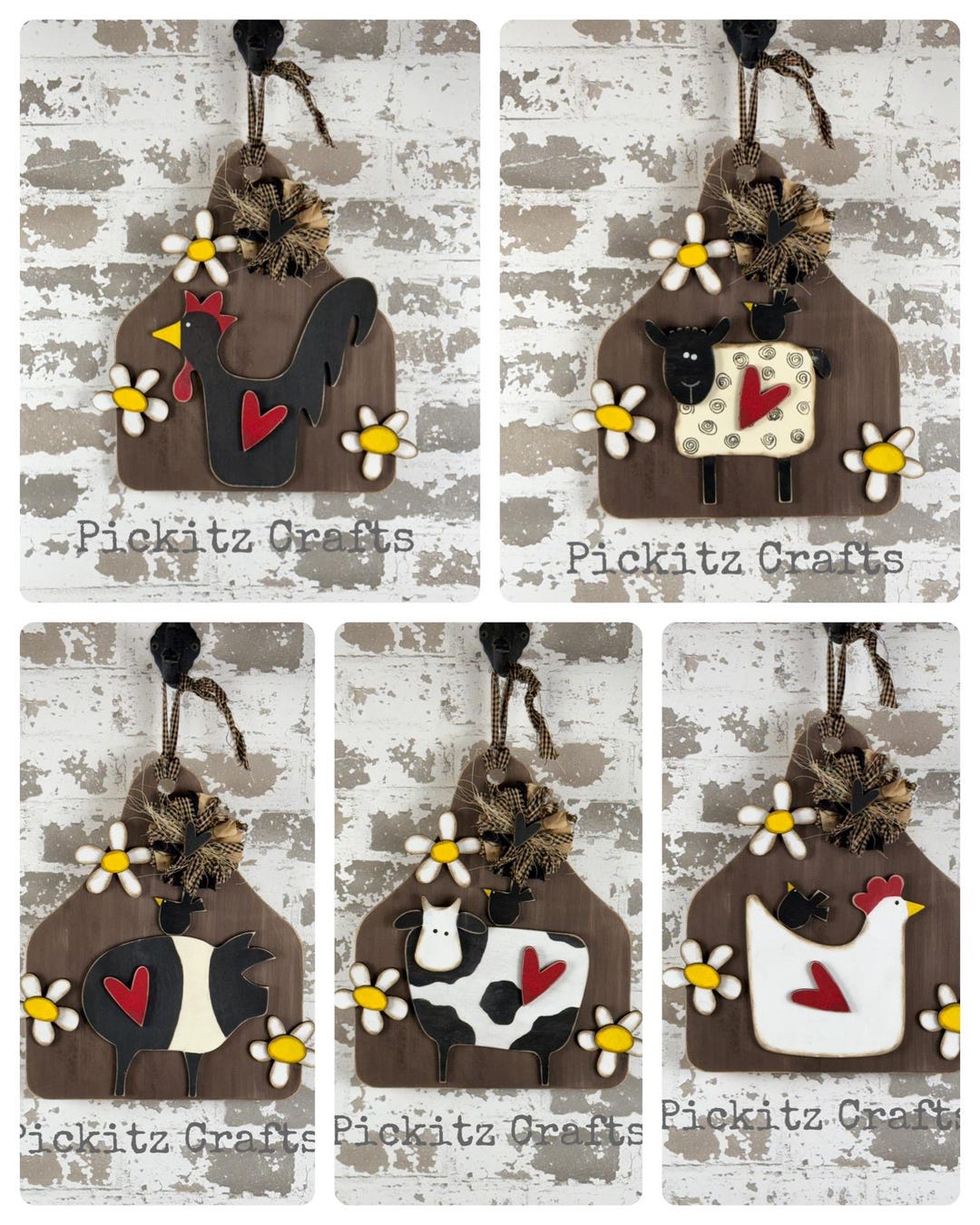 Farm Animals Cow Tag SVG Bundle: Laser Cut Files (digital Download) - Etsy