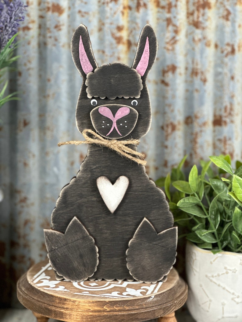 Llama Shelf Sitter SVG: Farm Animal Laser Cut File (digital Download ...