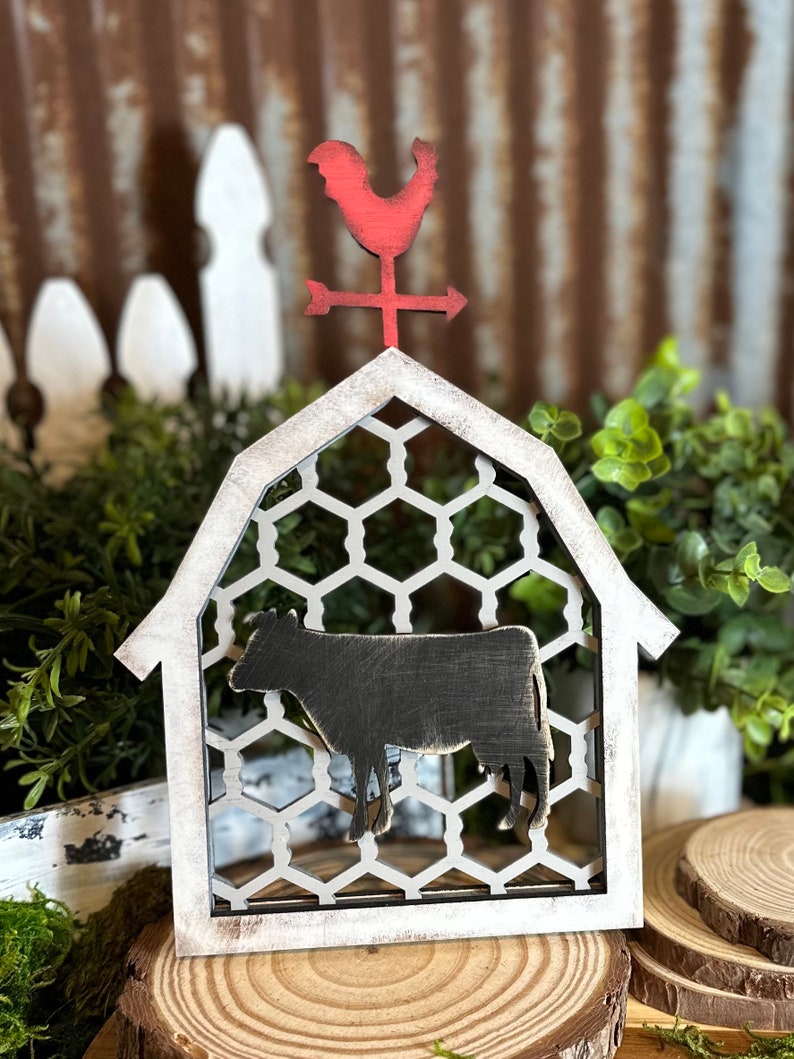 Barn and Farm Animal SVG Digital Download for Glowforge or - Etsy