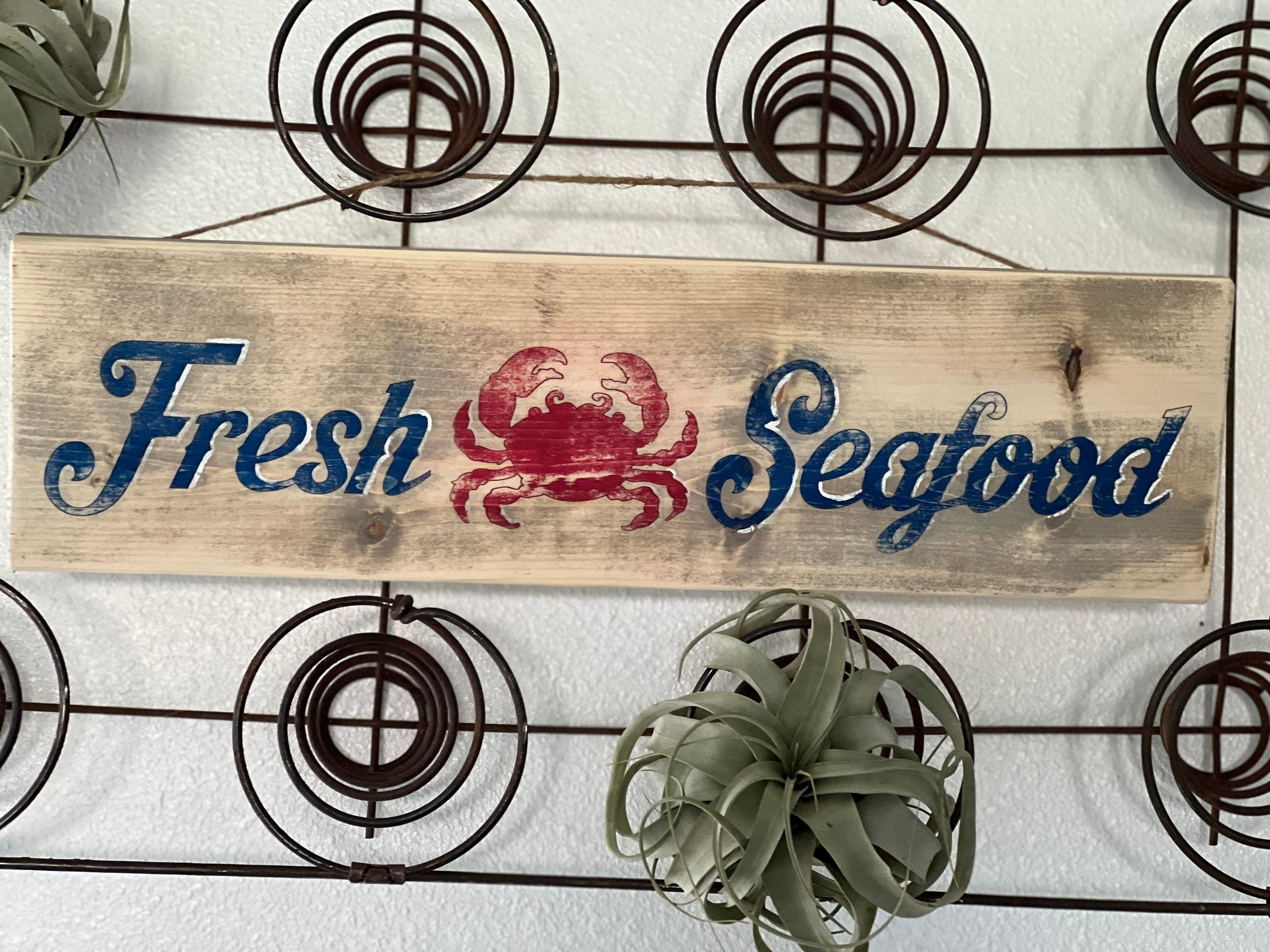 Fresh Seafood Sign Farmhouse SVG Digital Download for - Etsy