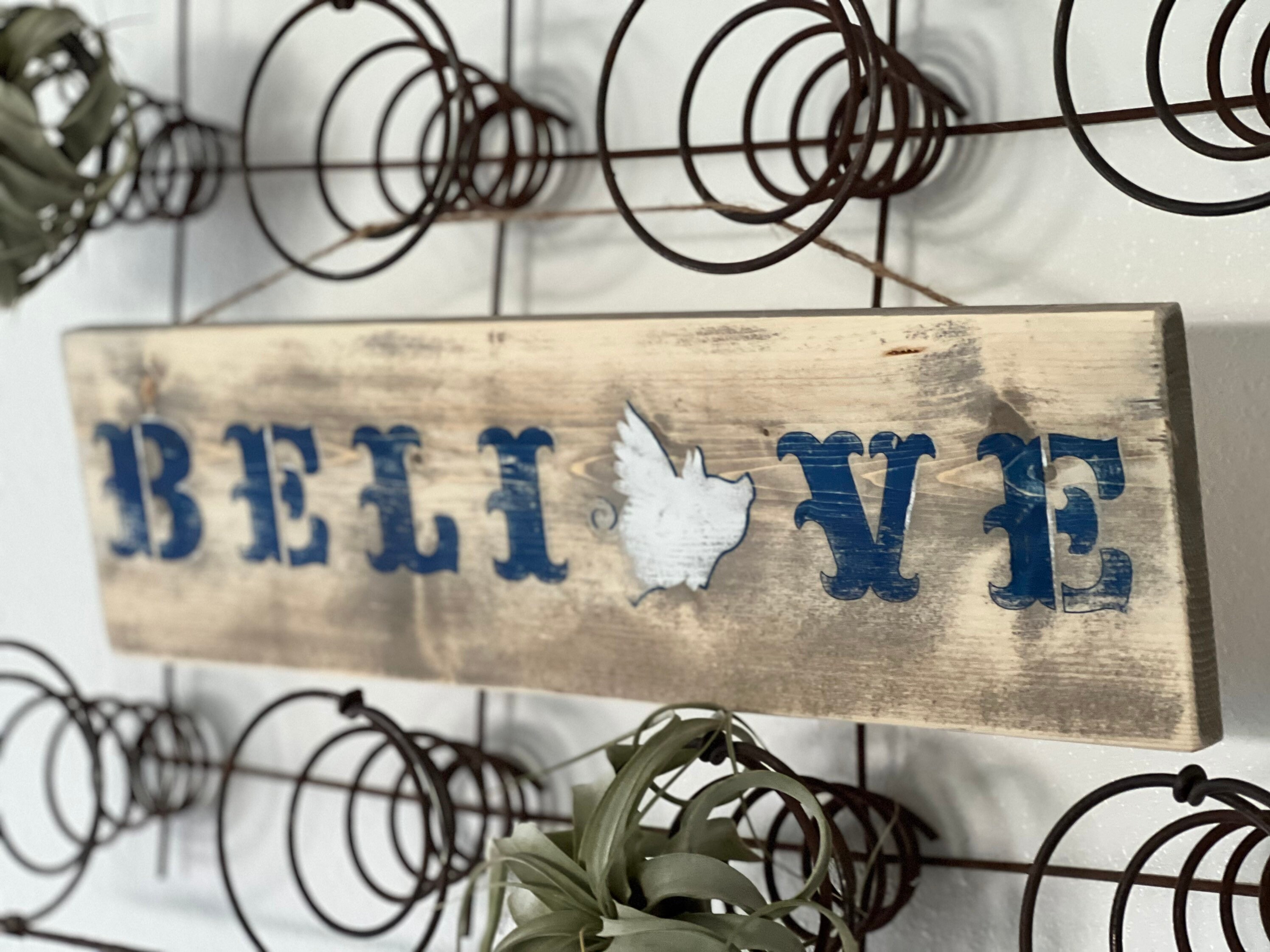 Believe Pigs Fly Sign Farmhouse SVG Digital Download for - Etsy