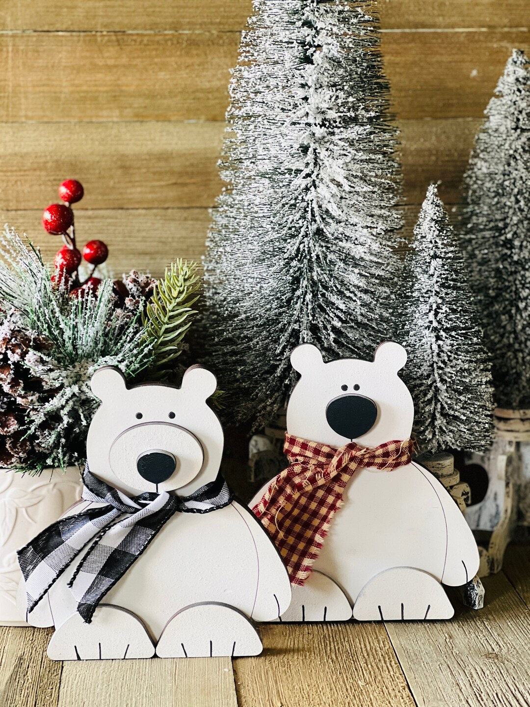 Polar Bear Shelf Sitters SVG: Laser Cut File (digital Download) - Etsy