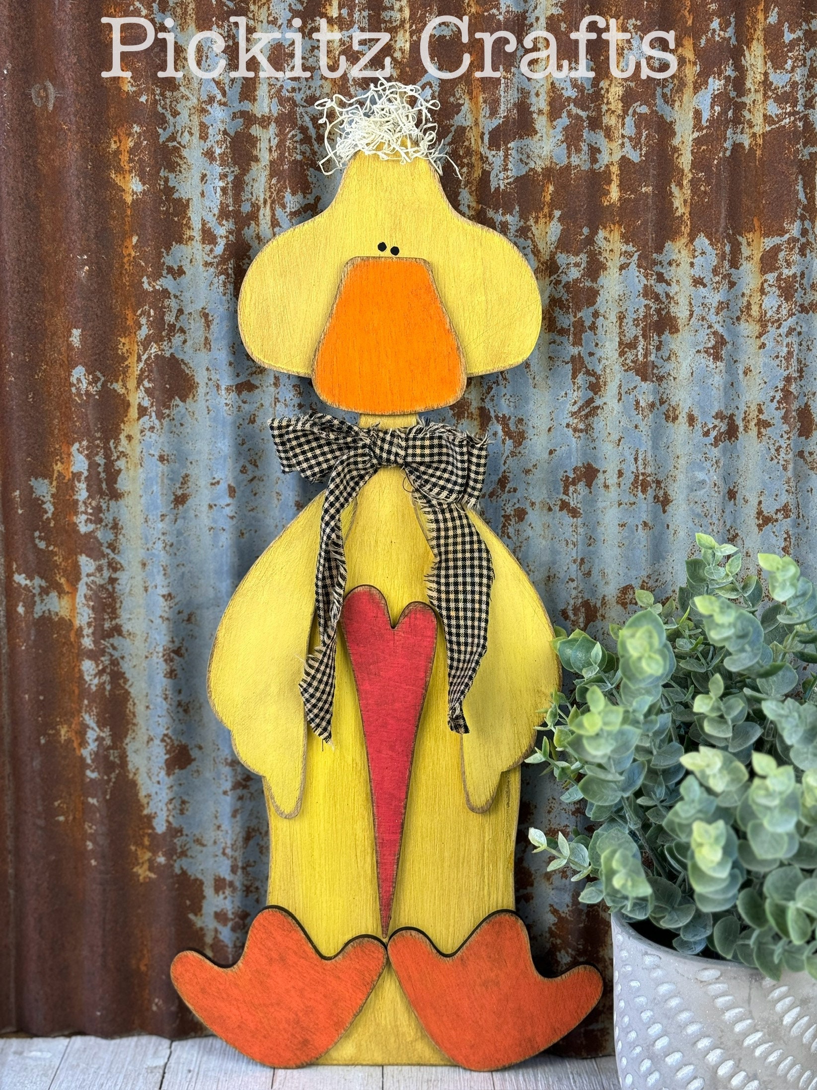 Standing Easter Duck SVG Digital Download for Glowforge or Laser Not a ...