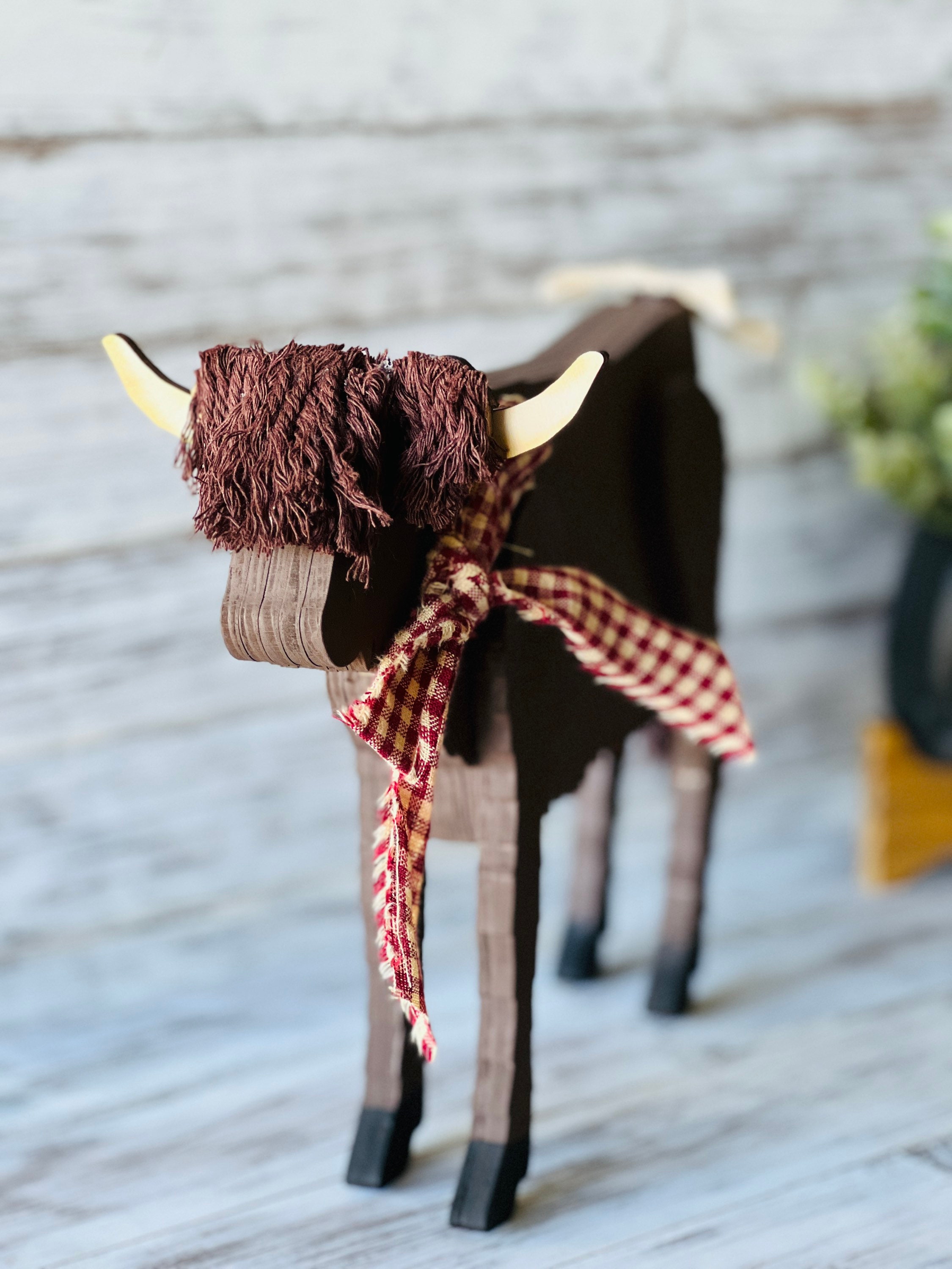 Highland Cow Farmhouse SVG Digital Download for Glowforge or - Etsy