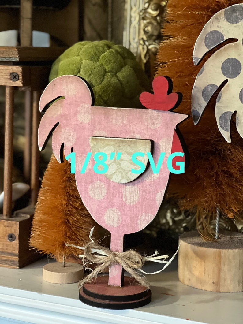 Standing Set of 3 Chickens SVG Digital Download for Glowforge - Etsy