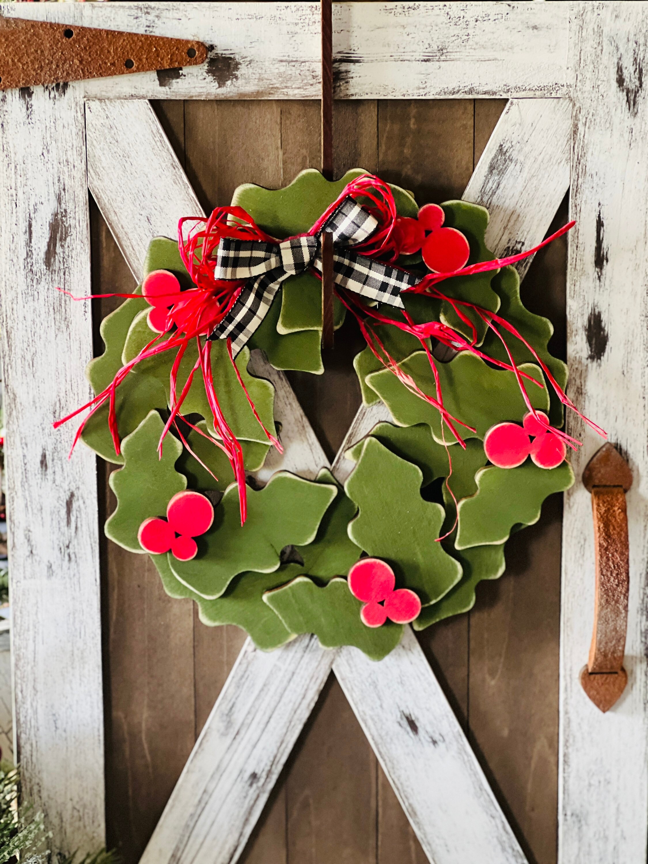 Holly Berry Wreath, Farmhouse SVG Digital Download for Glowforge or ...