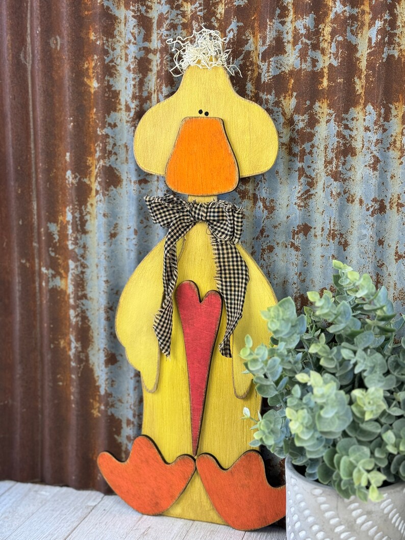 Standing Easter Duck SVG Digital Download for Glowforge or Laser Not a ...