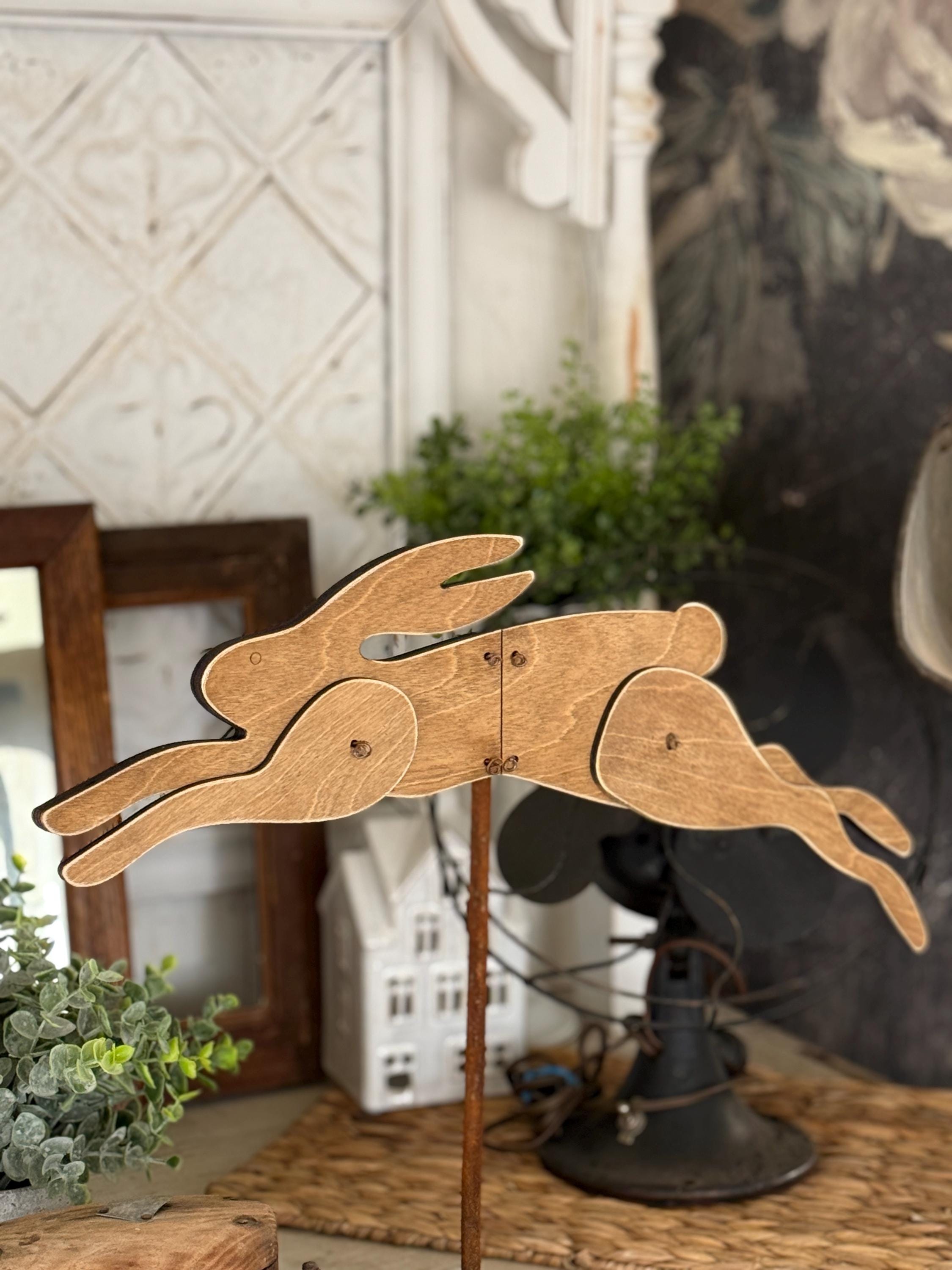 Leaping Hare SVG: Farmhouse Laser Cut File (digital Download) - Etsy