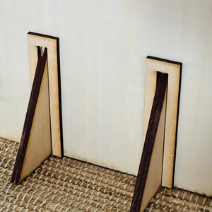 Triangle Back Stand SVG File: Laser Cut File for Glowforge (digital ...