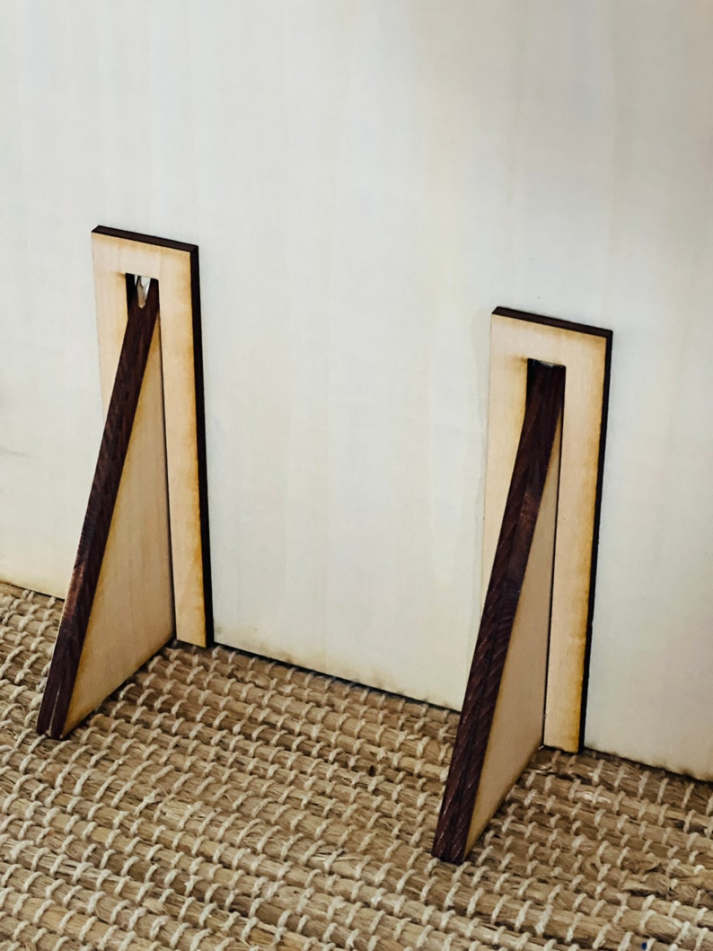 Triangle Back Stand SVG File: Laser Cut File for Glowforge (digital ...