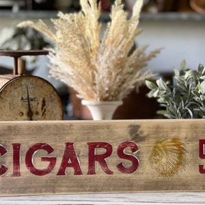 Cigars 5 Cents Sign, Farmhouse SVG Digital Download for Glowforge or ...