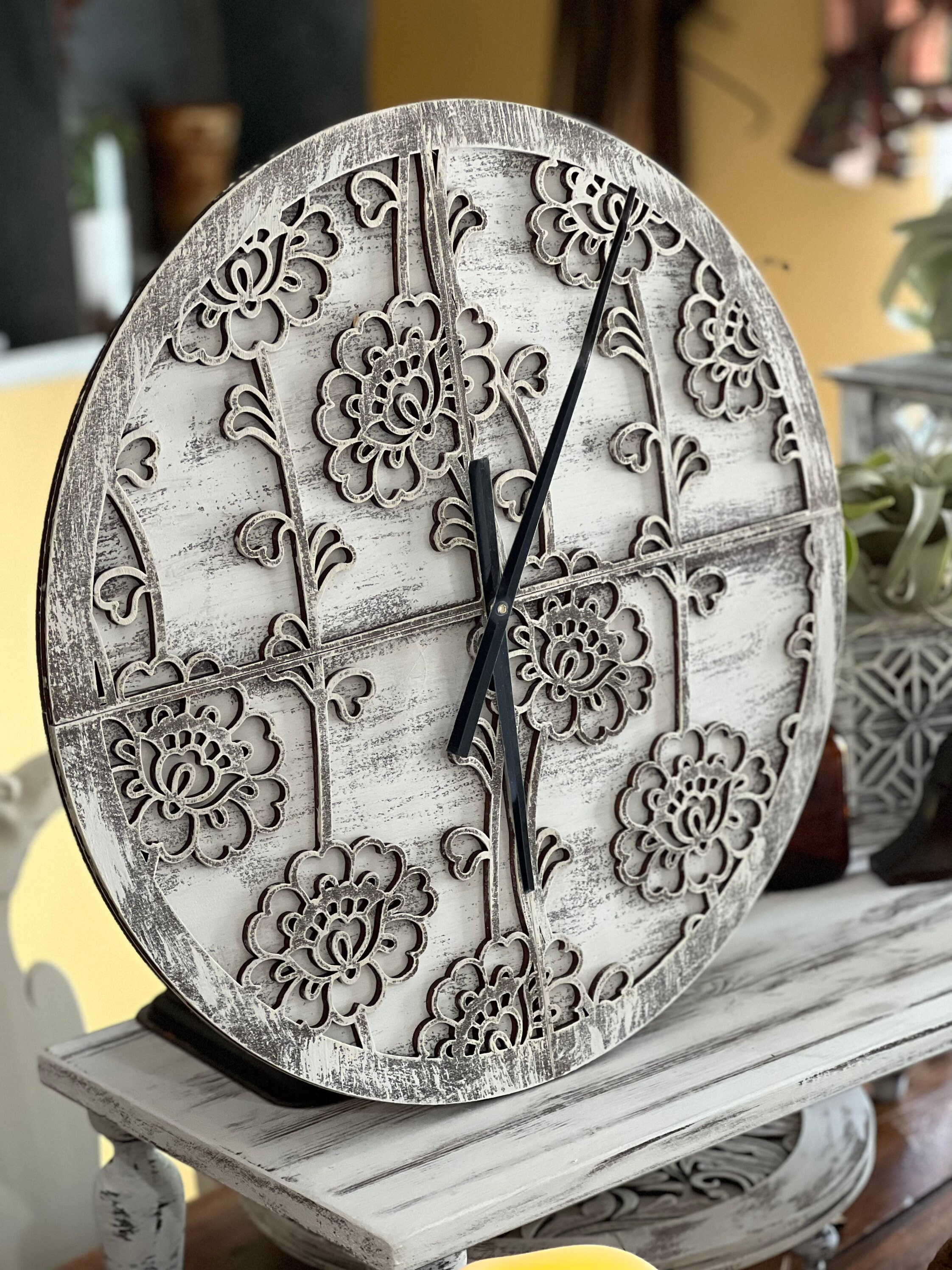 18 Inch Clock 2 Styles Farmhouse SVG Digital Download for - Etsy