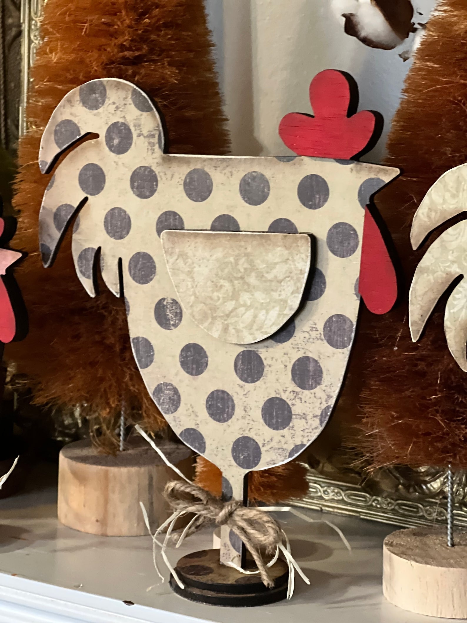 Standing Chicken Set SVG: Laser Cut Files for Glowforge (digital ...