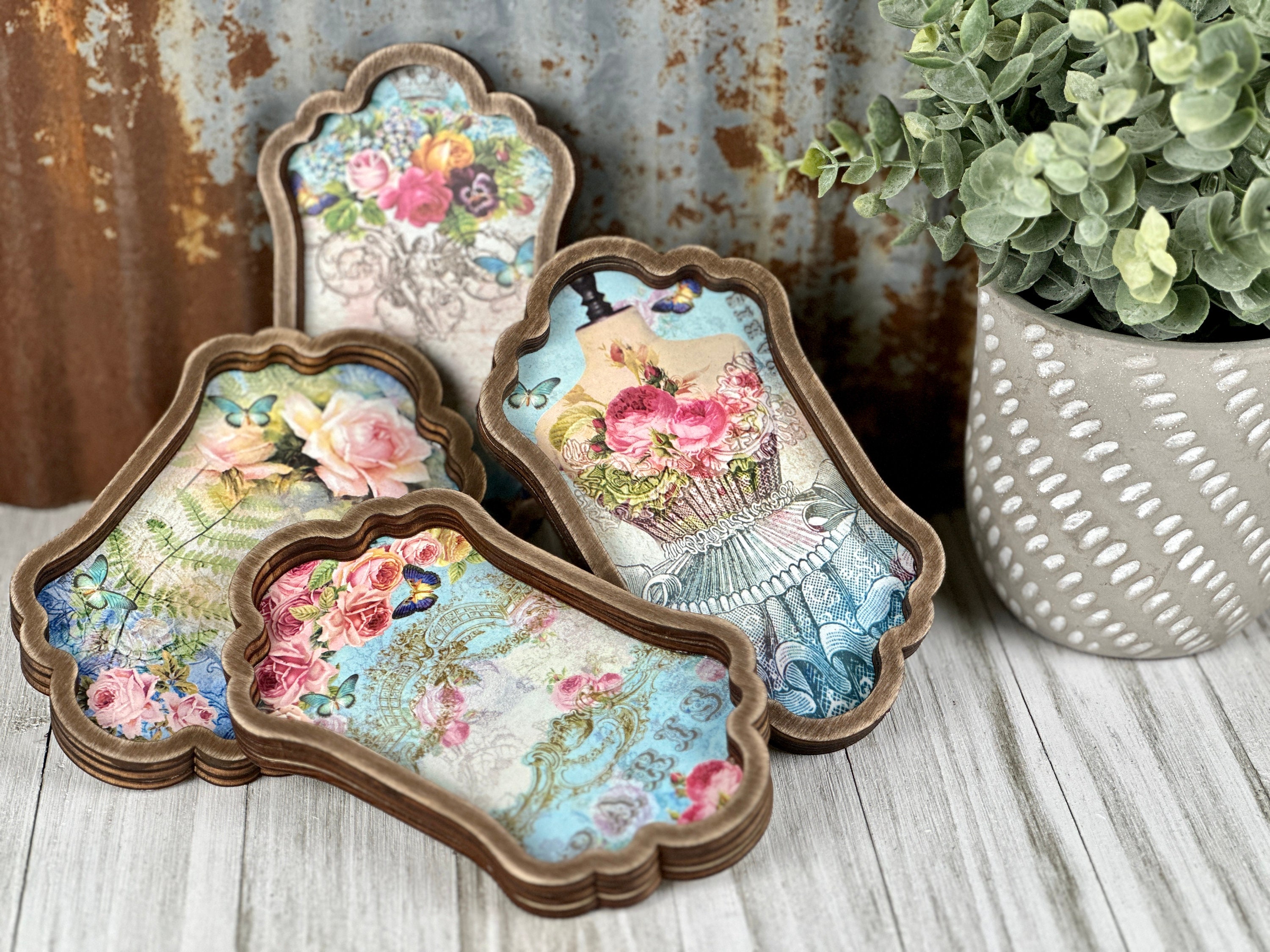Trinket Trays, Farmhouse Decor SVG Digital Download for Glowforge or ...
