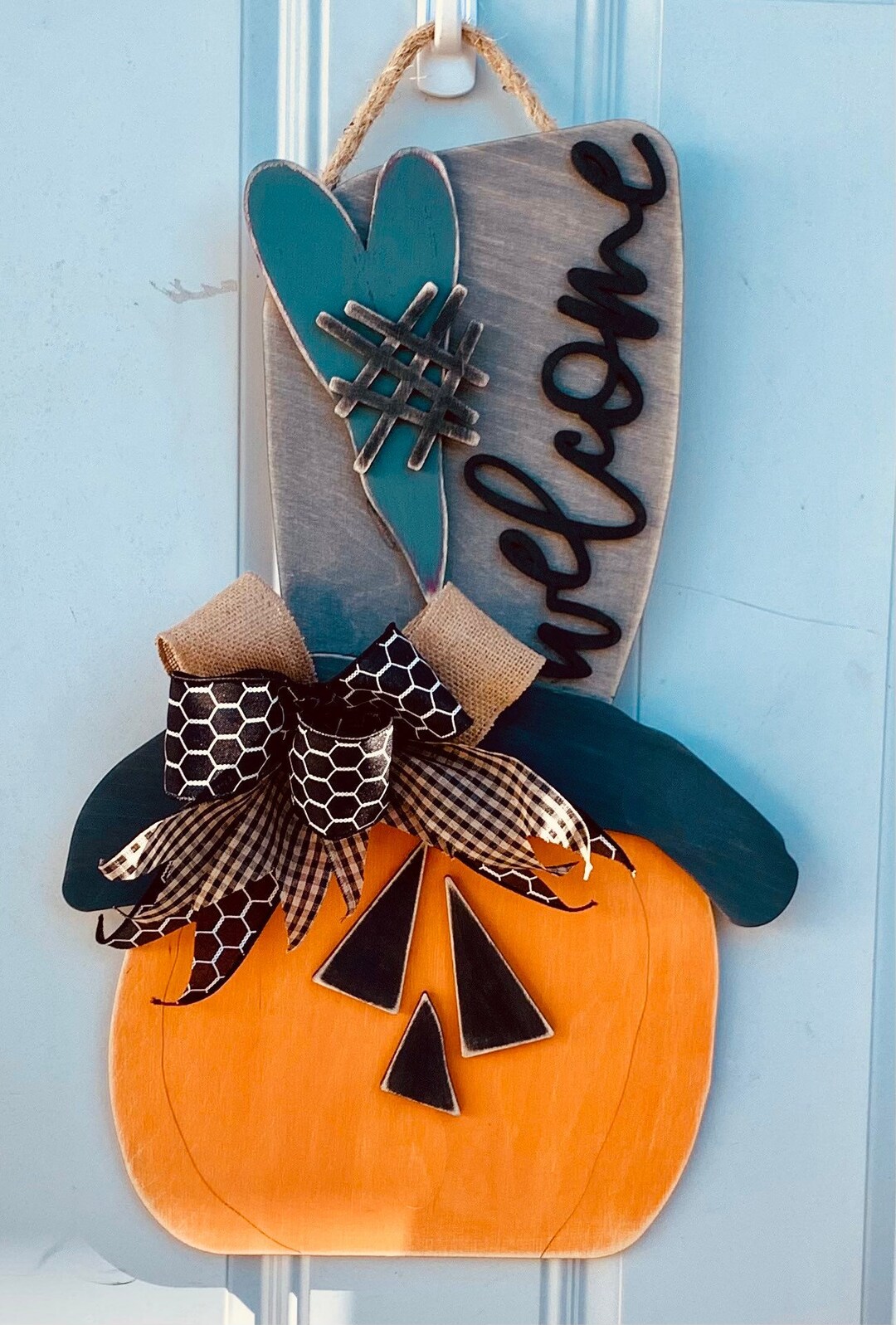 Pumpkin Man Door Hanger, Farmhouse SVG Digital Download for Glowforge ...