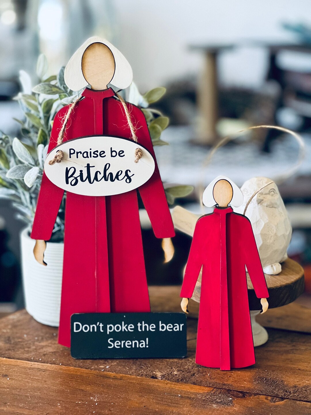 Handmaid Ornament SVG: the Handmaid's Tale Shelf Sitter (digital ...