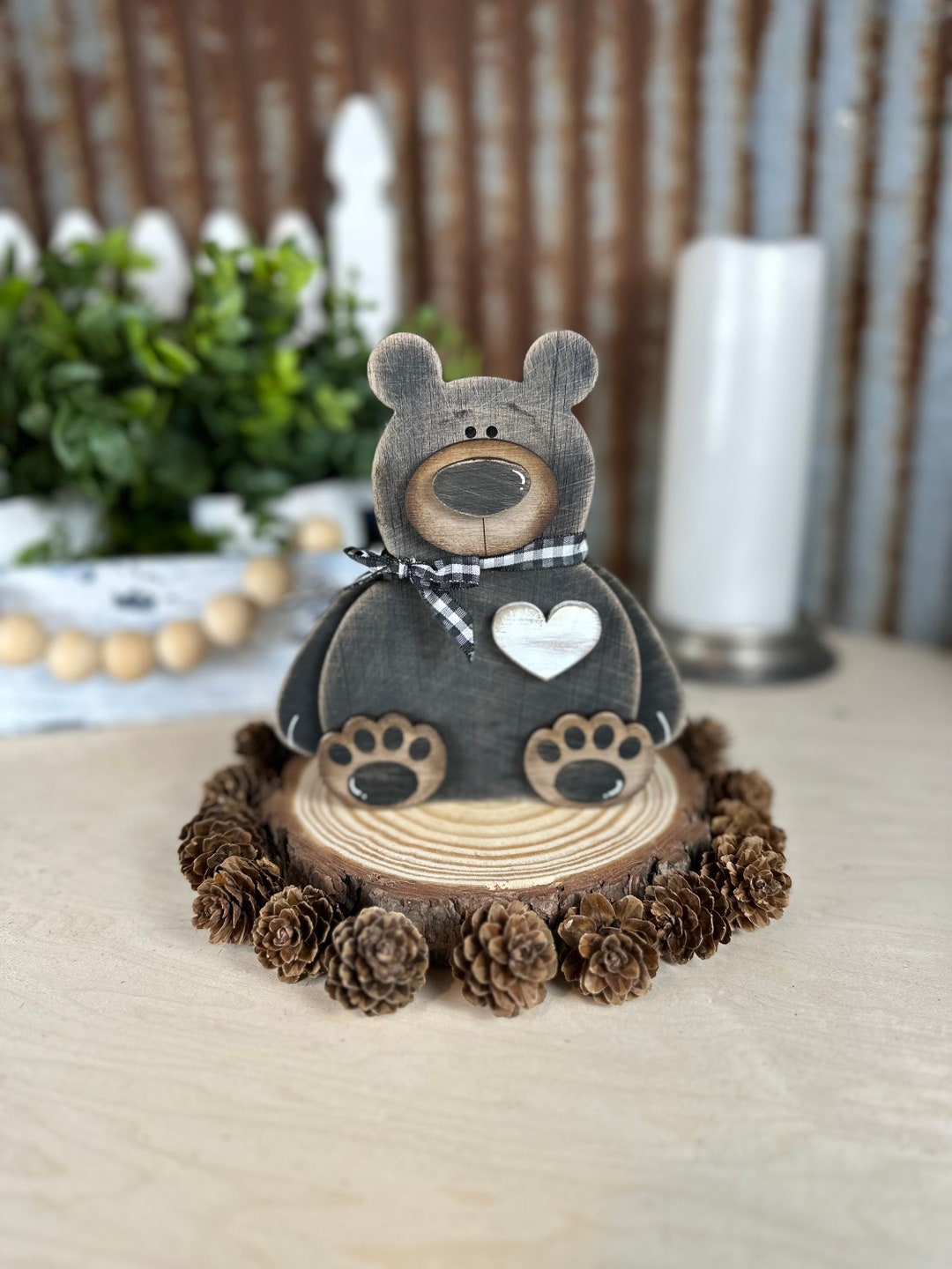 Bear, Shelf Sitters, Woodland Animal SVG Digital Download for Glowforge ...