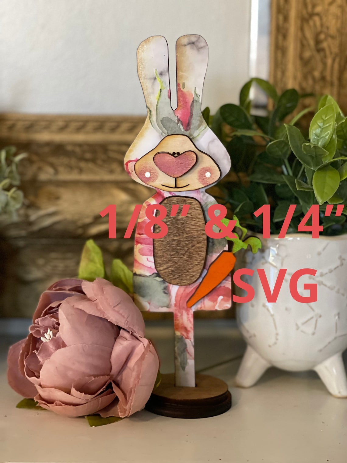 Standing Bunnies Set of 3 SVG Digital Download for Glowforge - Etsy