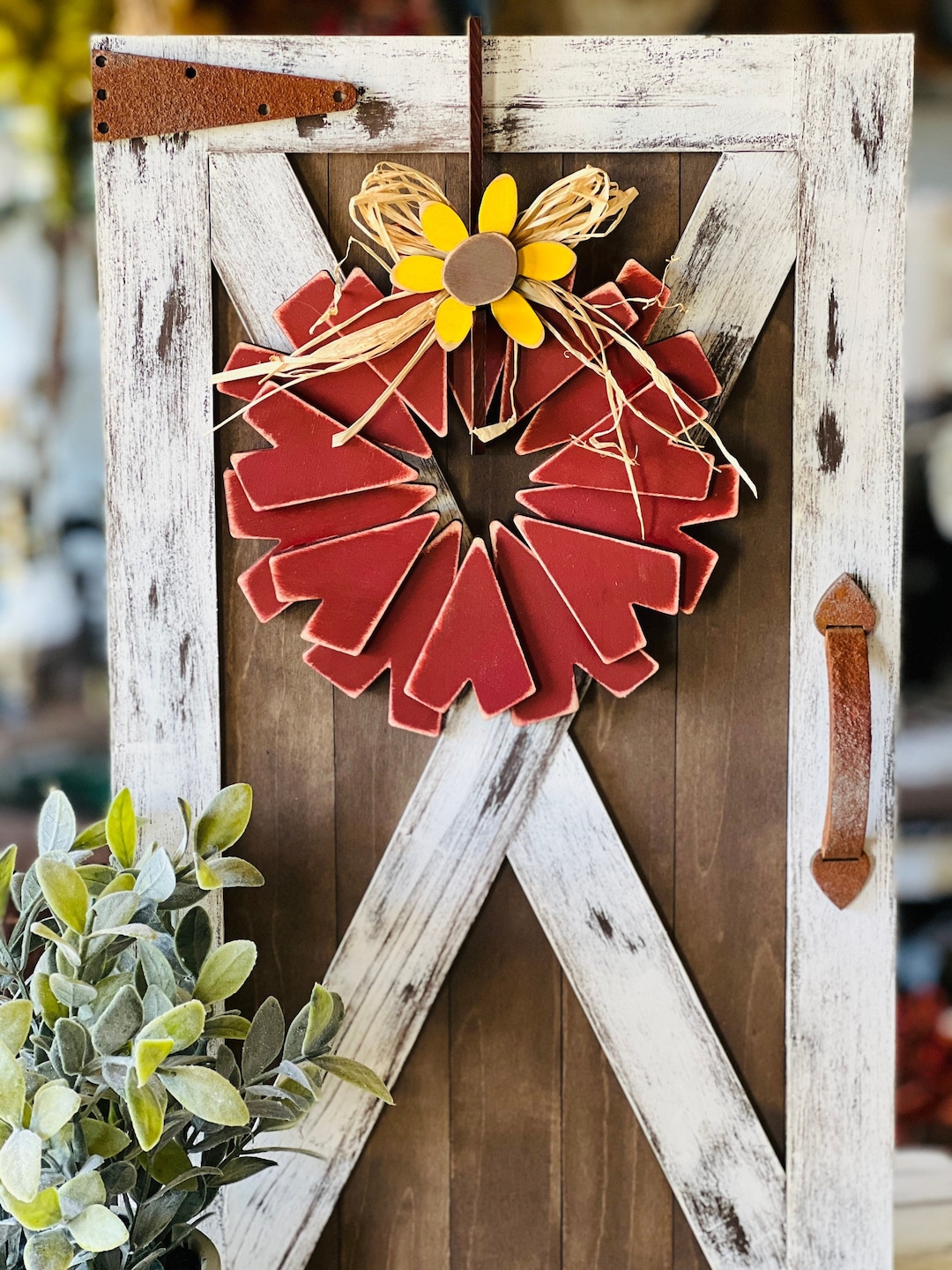 Heart Wreath, Farmhouse SVG Digital Download for Glowforge or Laser Not ...