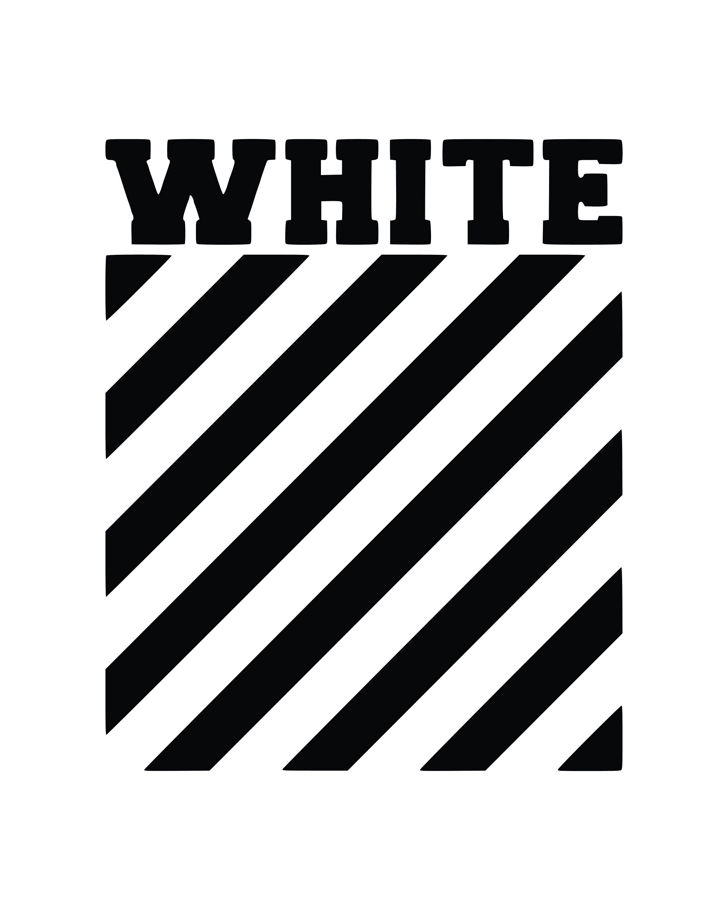 OFF-White Print Impresión digital / Impresión de Hype / Arte | Etsy