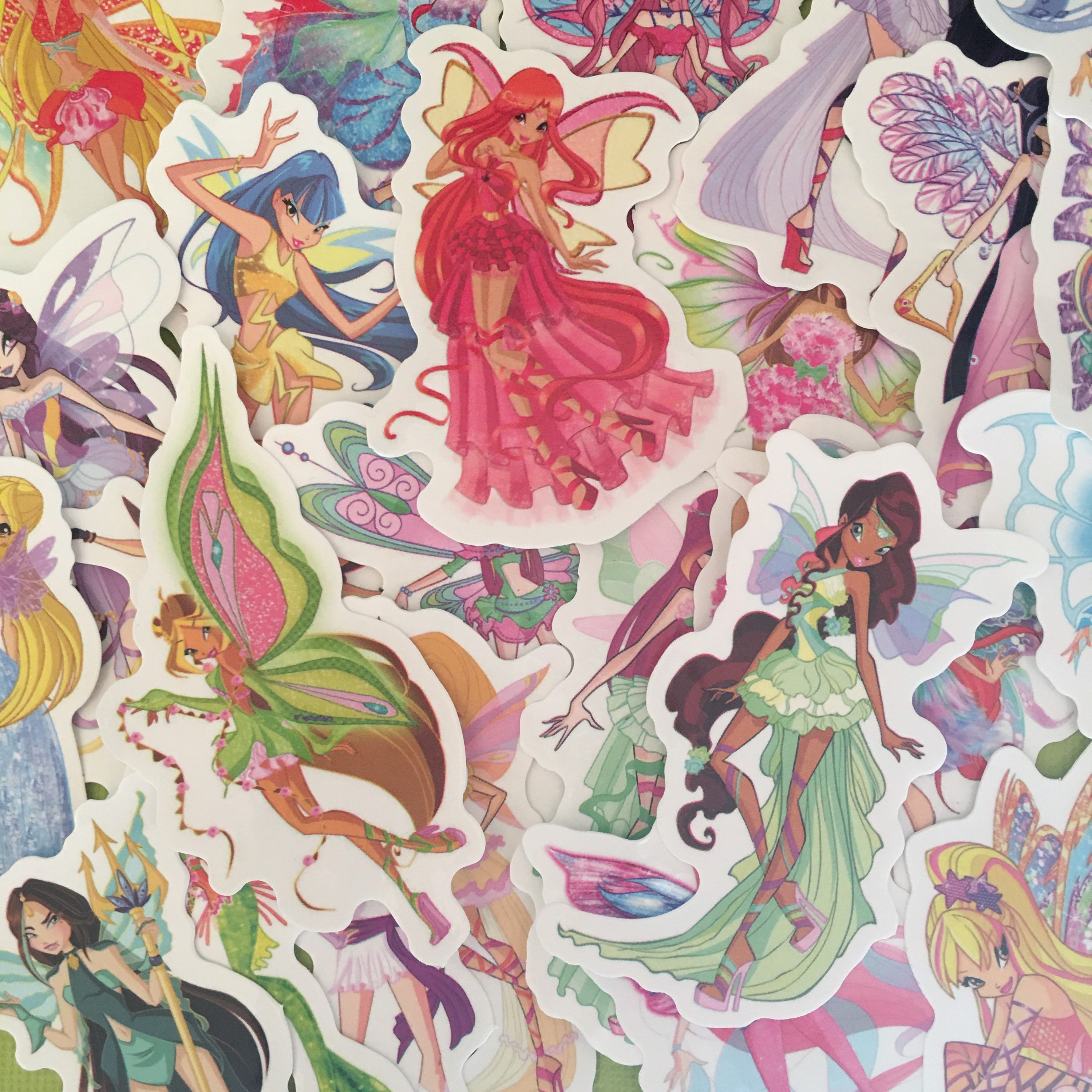 Winx 10 Waterproof Sticker Packs Laptops Computers Luggage - Etsy Australia