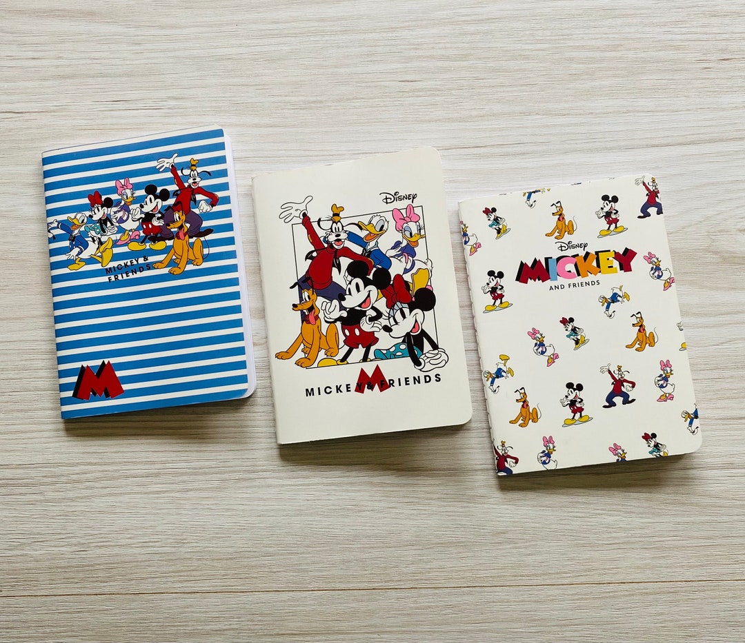 Mickey Mouse Notebooks, Kawaii - Etsy