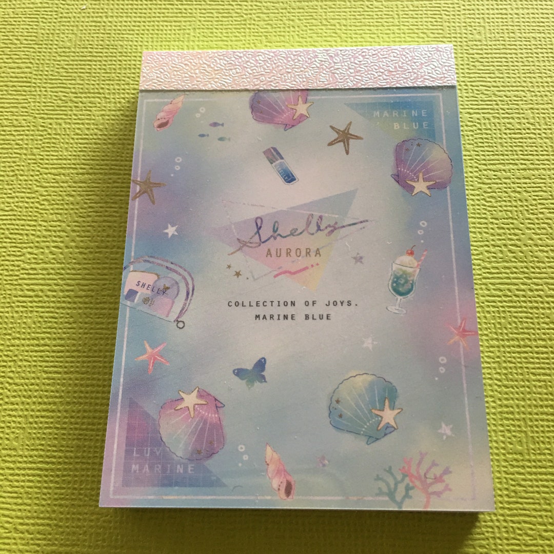 Kamio Shelly Aurora Ocean Mini Memo Pad Tear Note Pad - Etsy Australia
