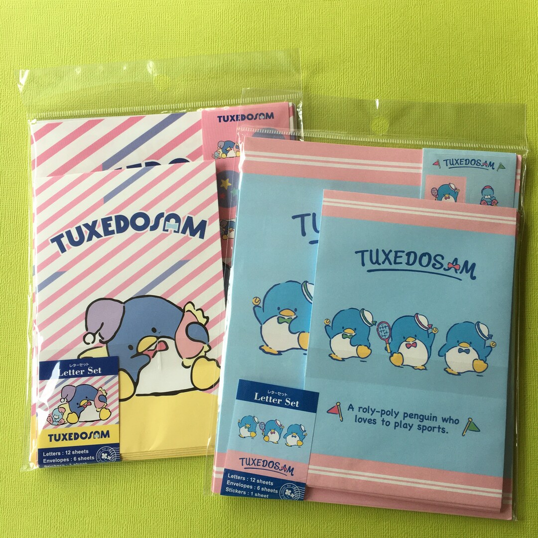 Sanrio Tuxedosam Letter Set Kawaii Snail Mail Pen Palling - Etsy Australia