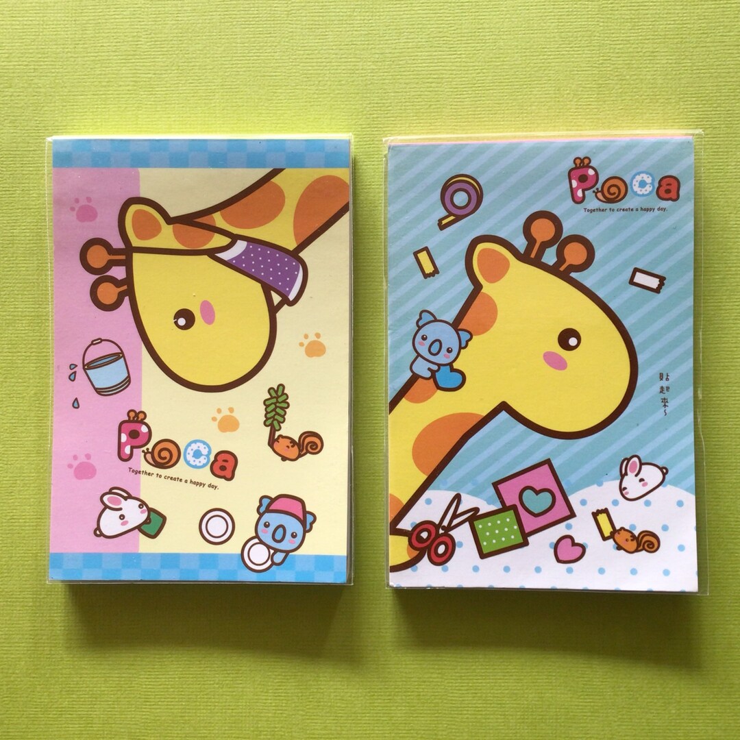 Poca Mini Memo Pads Tear Note Pads Kawaii - Etsy