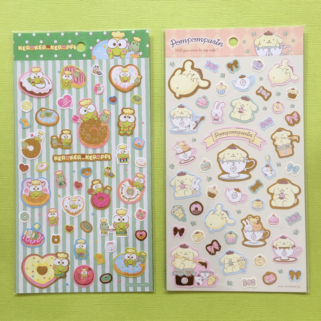 Sanrio Character Sticker Sheet Kawaii Snail Mail Pen - Etsy Australia