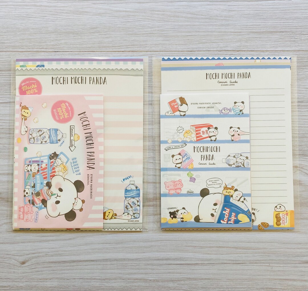 Kamio Mochi Mochi Panda Letter Sampler Sets, Snail Mail, Pen Palling ...