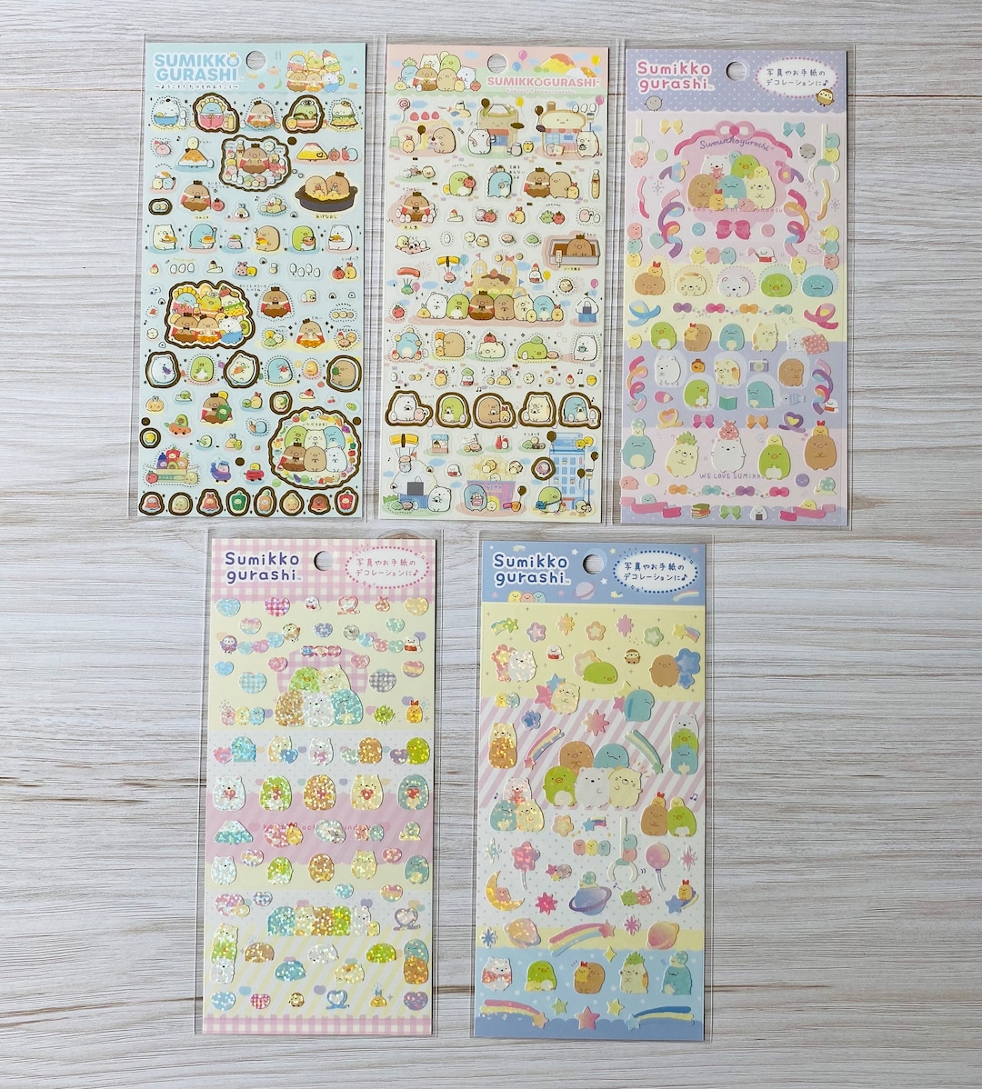 San-x Sumikko Gurashi Sticker Sheets, Kawaii, Japan - Etsy
