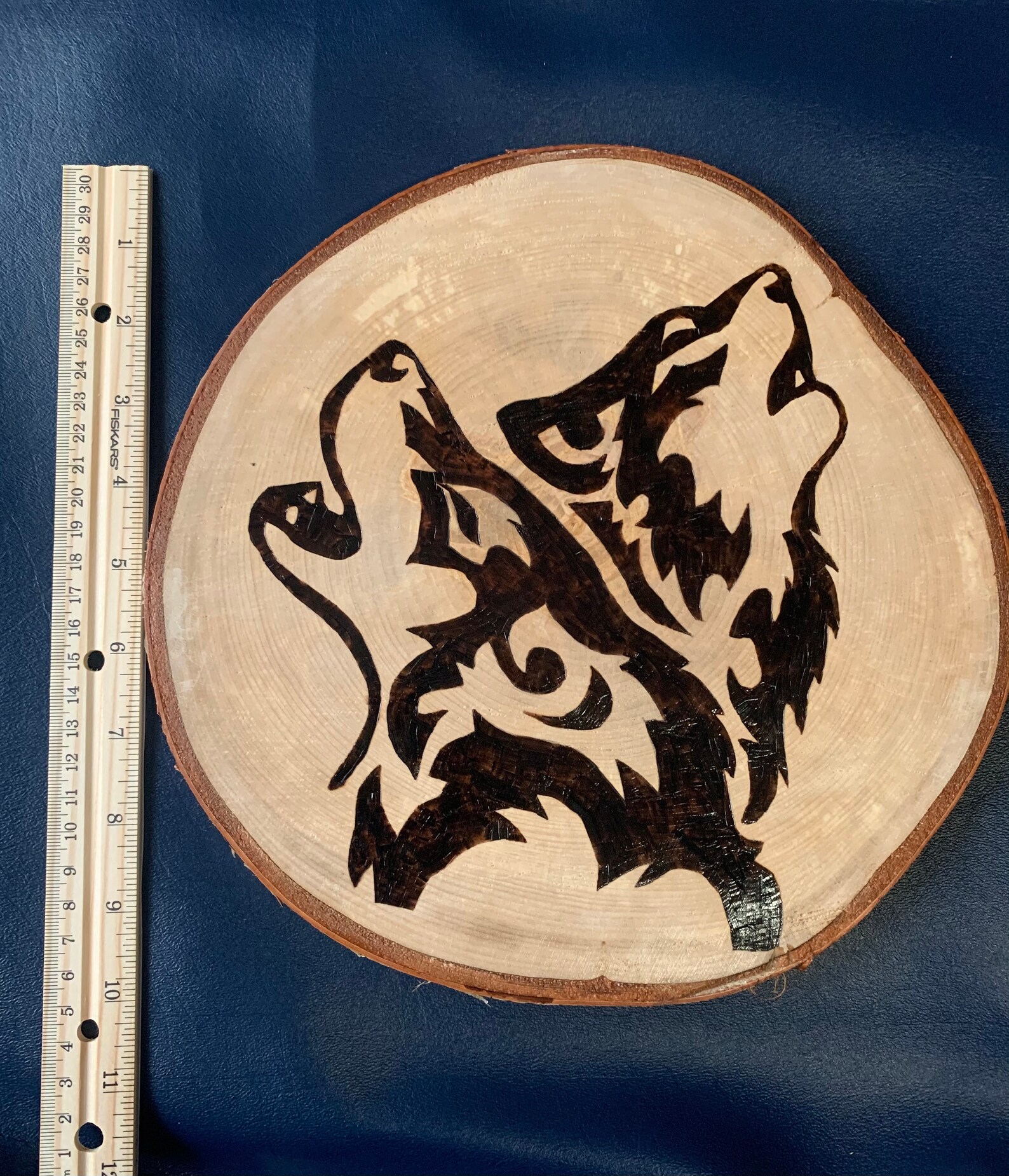 Wood Burned Double Wolf Nature gift Alaska gift Made in | Etsy