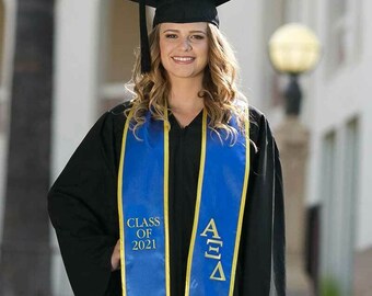 Alpha Gamma Delta Stole | Etsy