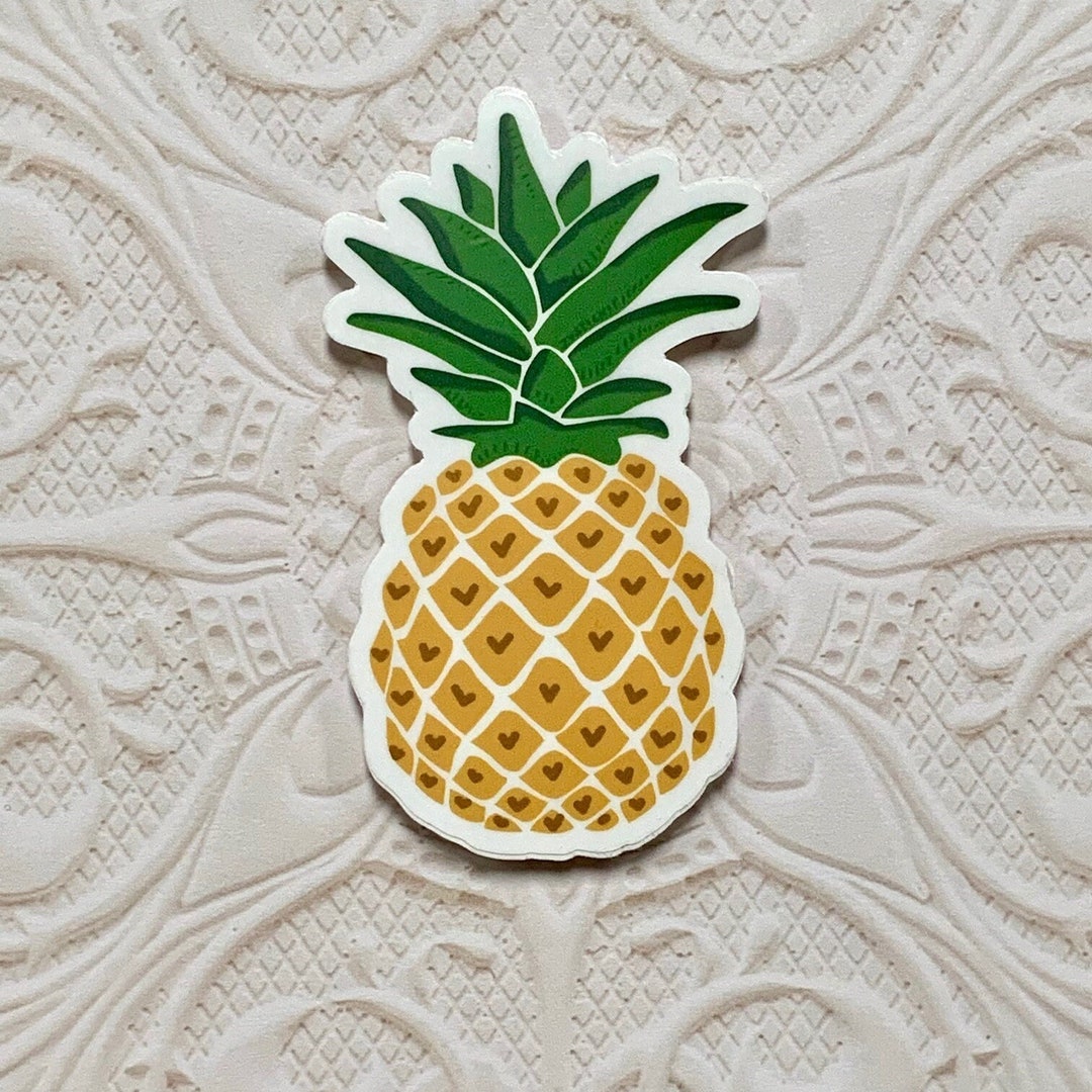 Pineapple Sticker | Fruit Sticker | Pineapple Decal - Etsy