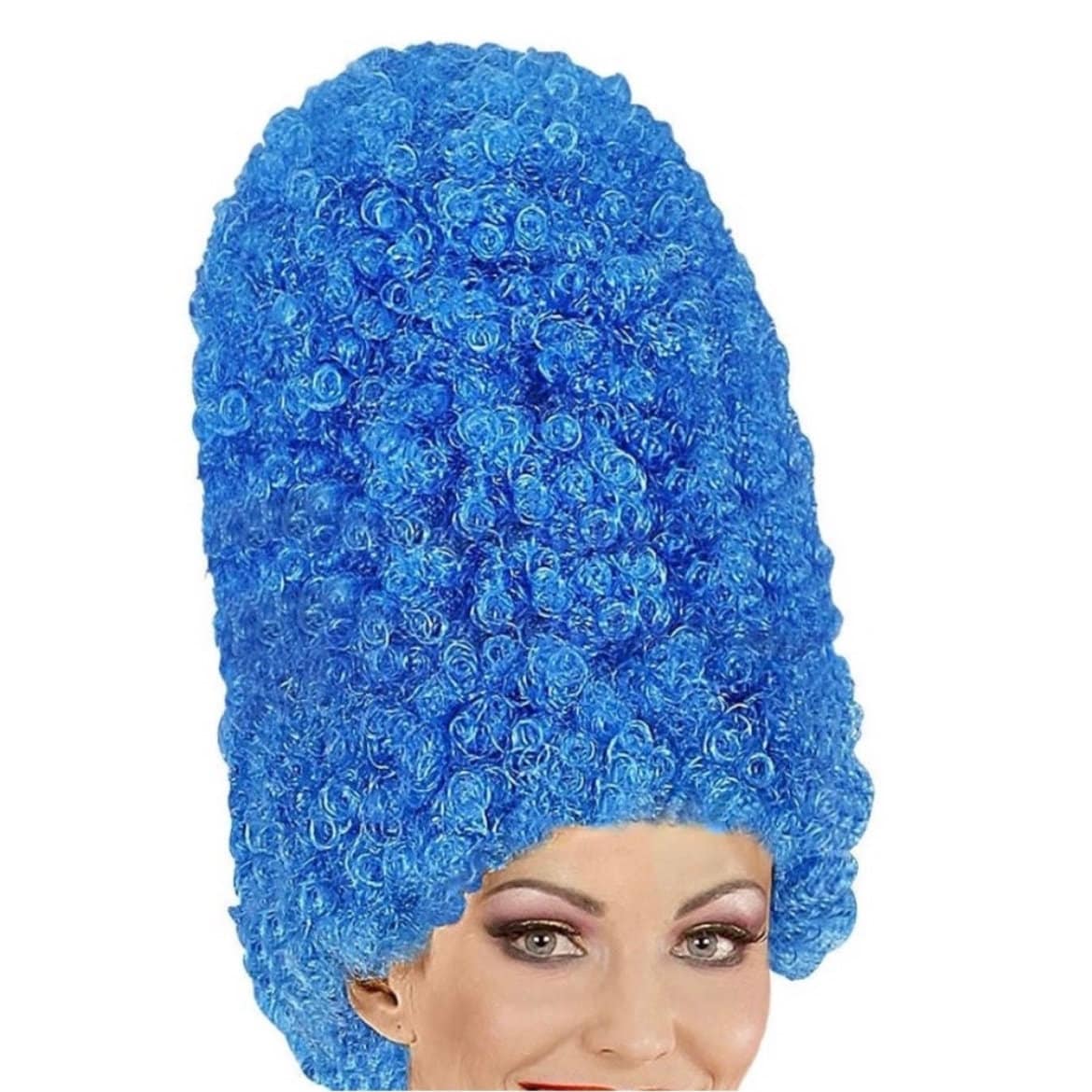 Blue MARGE Simpson 90’s Retro Full Cap Costume Beehive Wig *NEW* - Etsy UK