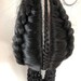 BLACK 28 Inches Hand Braided Lace Front Newdutch Twin Braided - Etsy